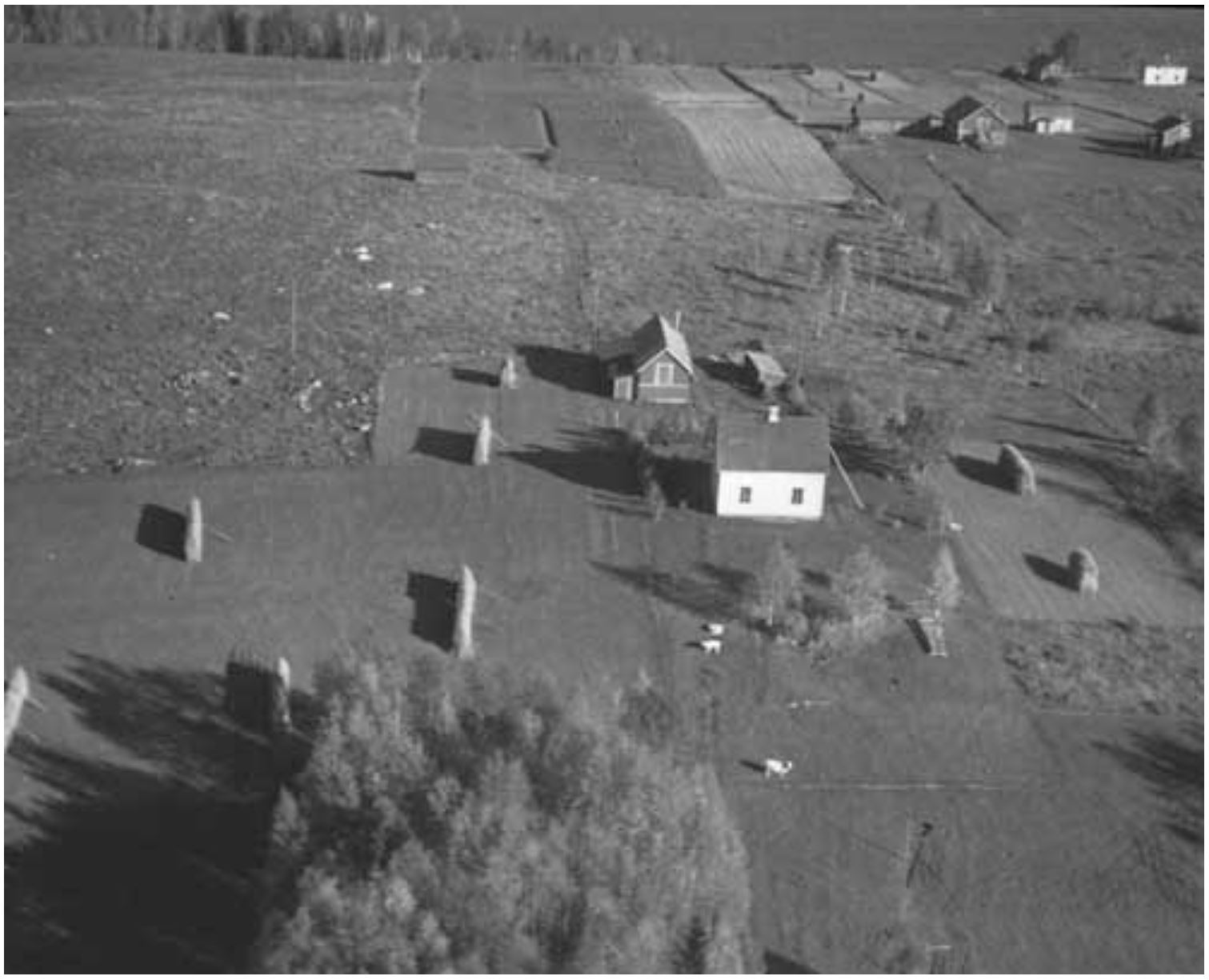 Flygfoton över Havsnäs med omnejd 1946 - 2018