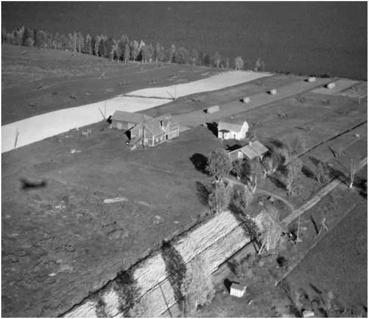 Flygfoton över Havsnäs med omnejd 1946 - 2018